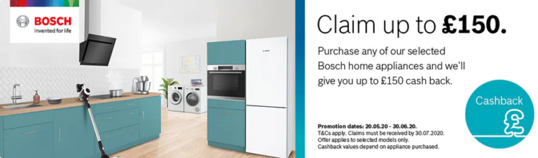 Bosch Cashback Promotion – Up To £150! | Dalzell's Blog