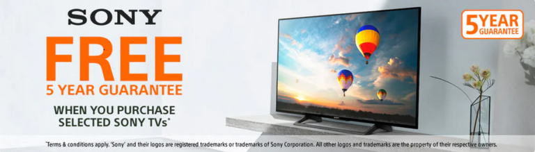 Sony TV 5 Year Warranty Promotion! | Dalzell's Blog